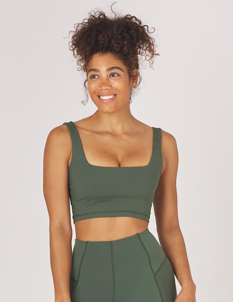 Glyder Cutting Edge Bra - Olive on Sale